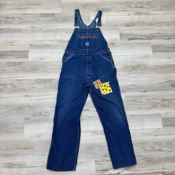 pointer brand | Other | Vintage Pointer Brand Denim Jean Bibs Overalls Patched Holes | Poshmark